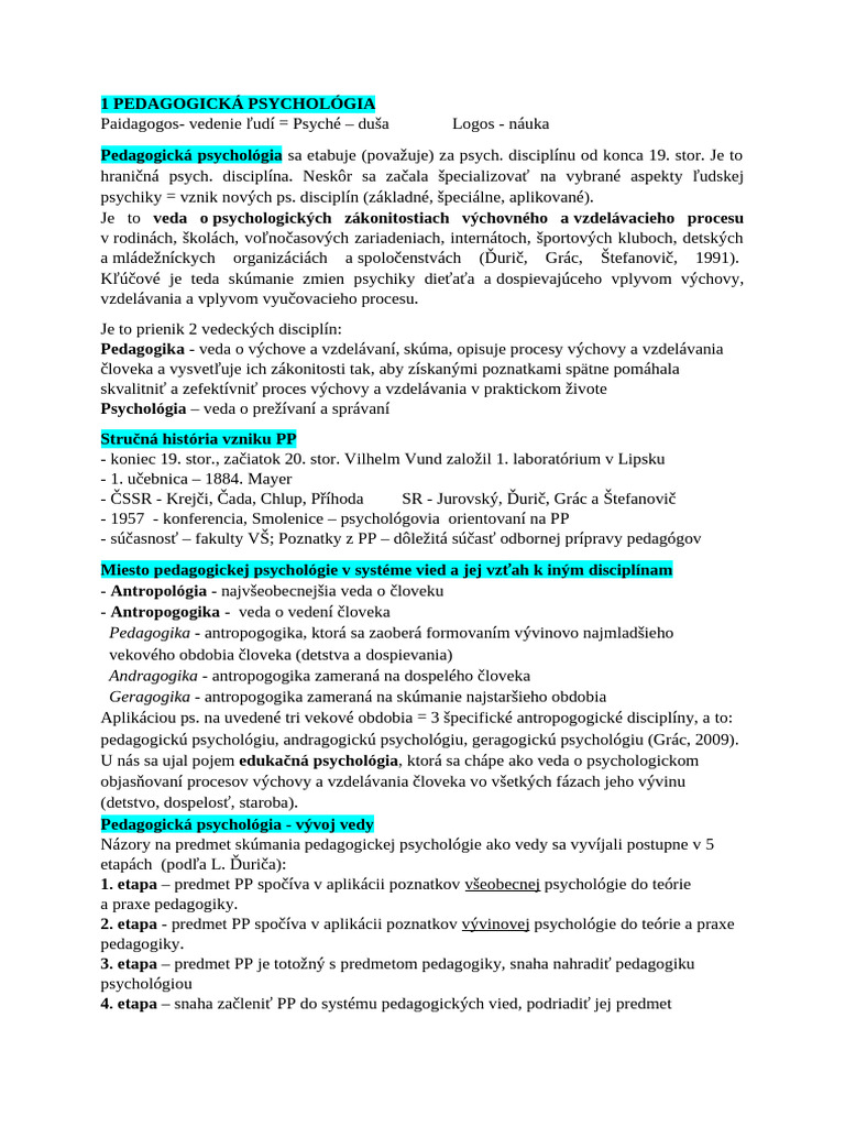 Psychológia Kópia | PDF