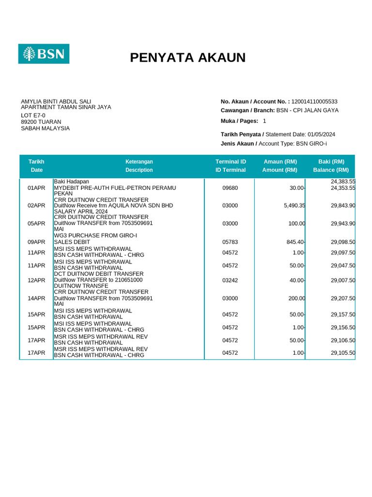BSN 1200141100056533 Indwdhi 2024 0430 | PDF | Financial Services ...