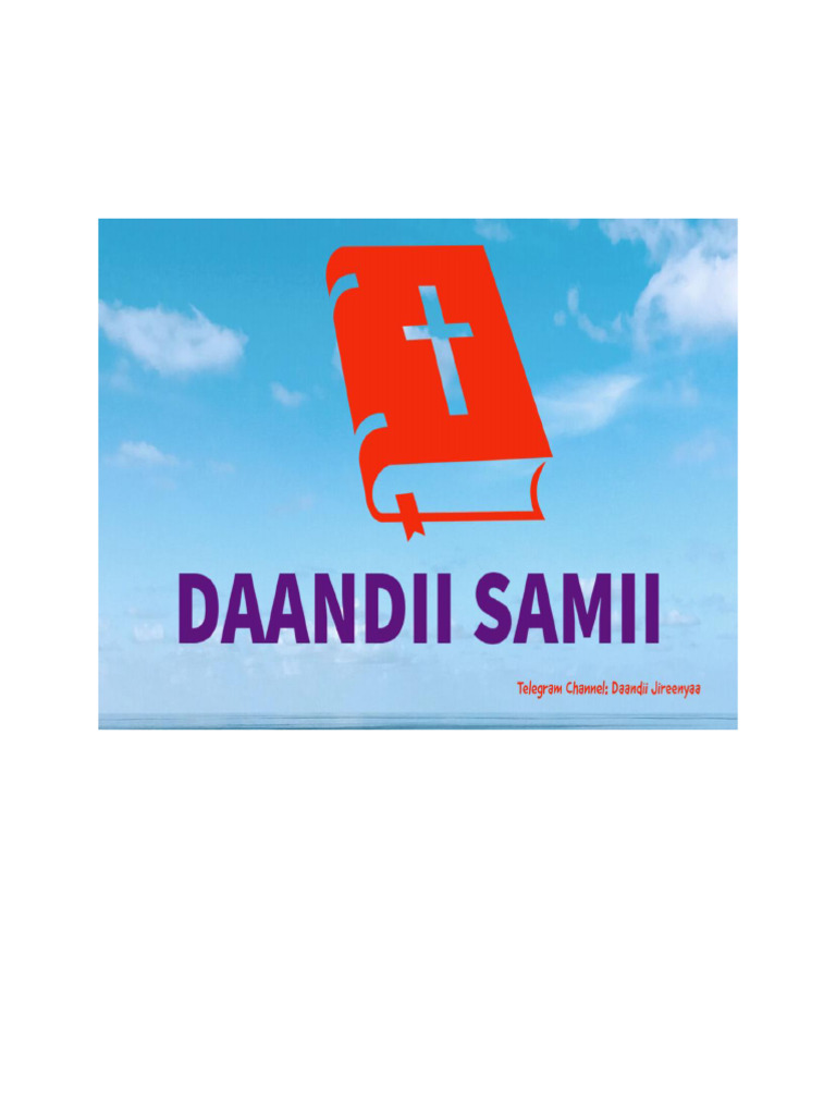 Daandii Samii Kutaa Sadan Bakka Tokkotti | PDF
