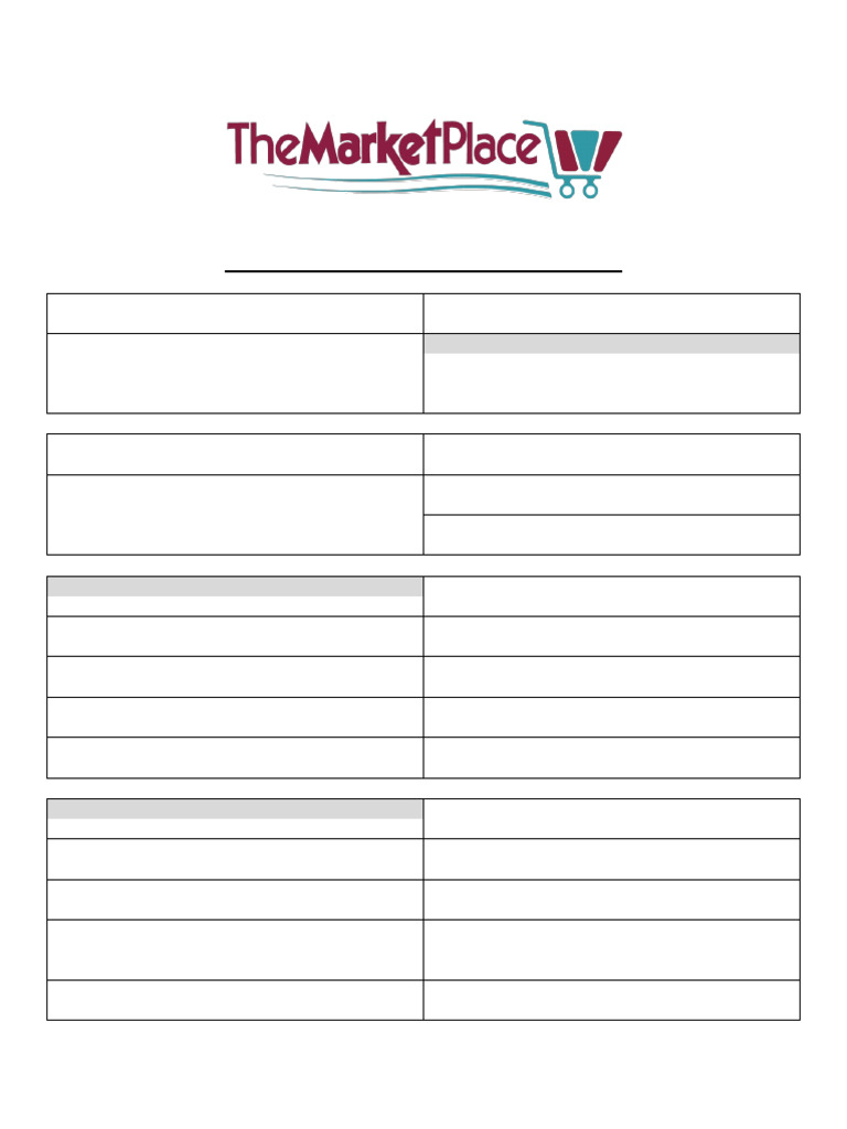 Bermuda Marketplace-Employment-Application-Form-2022-1 | PDF ...