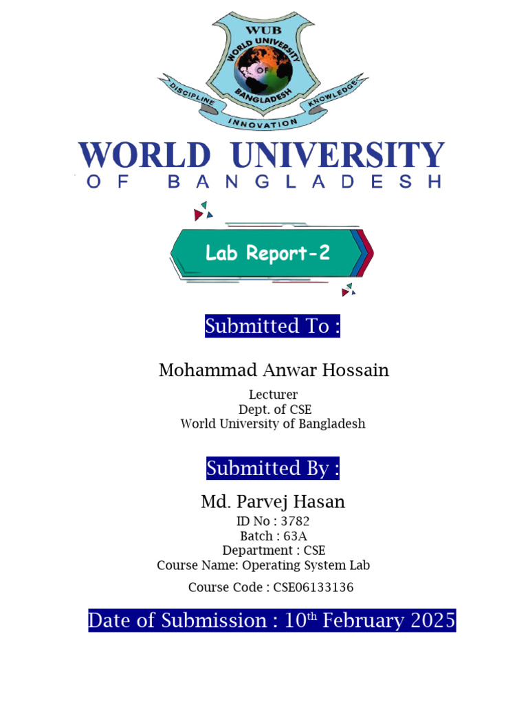 SJF Scheduling Lab Report | PDF