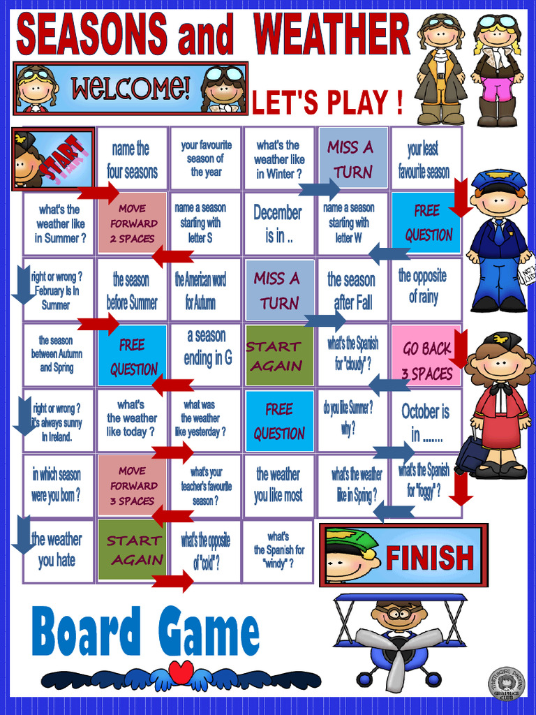 seasons-and-weather-board-game-fun-activities-games_5418 v2 | PDF