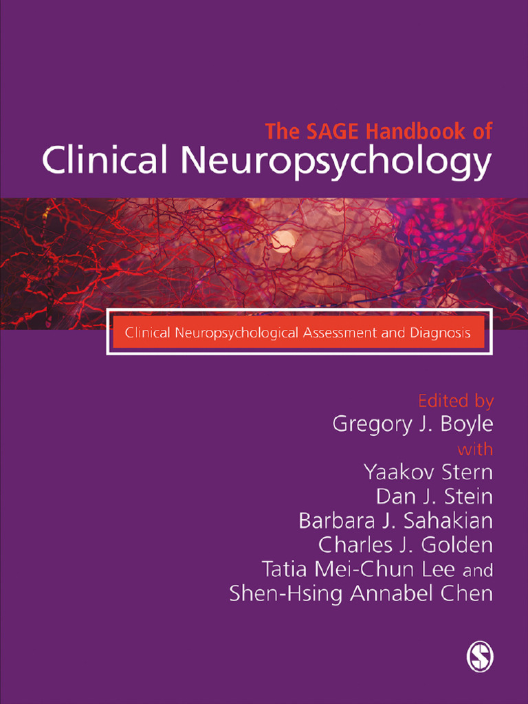 The SAGE Handbook of Clinical Neuropsychology | PDF | Neuropsychology | Neurology