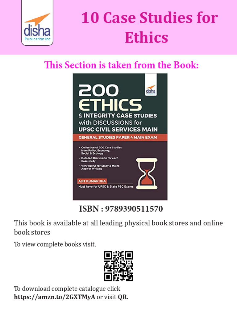 10 Case Studies For Ethics Pdf Profit Economics Violence