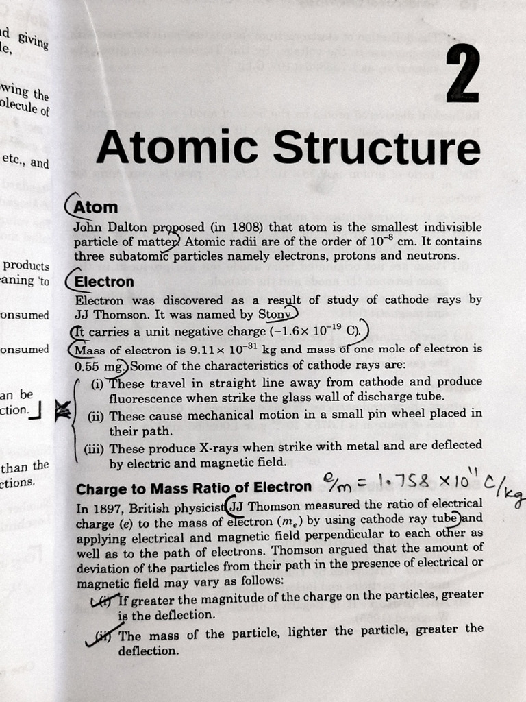 atomic structure handbook marked | PDF | Electromagnetic Radiation ...