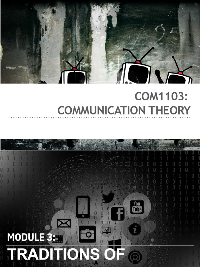 Module 3 - Traditions of Communication Theory (2024) | PDF | Semiotics ...