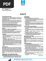 Weak D Antigen | PDF | Immunology | Medical Tests