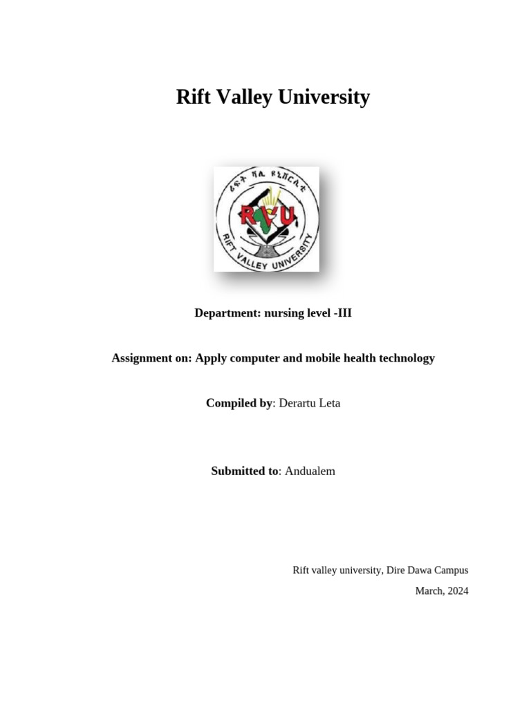 Mobile Health Technology in Nursing | PDF | Computer Network ...