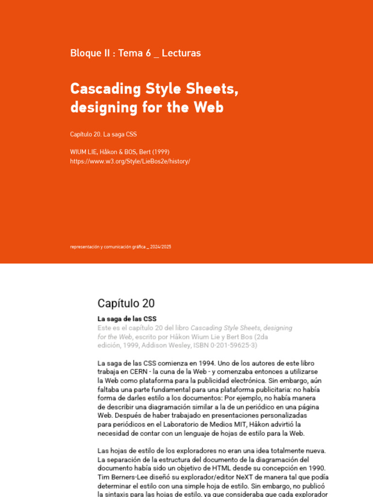 Historia de CSS: Orígenes y Desarrollo | PDF | HTML | Red mundial