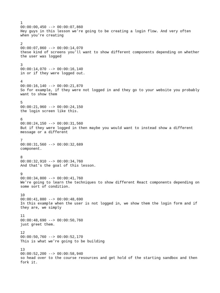 028 React Conditional Rendering With The Ternary Operator And And Operator En Pdf Boolean