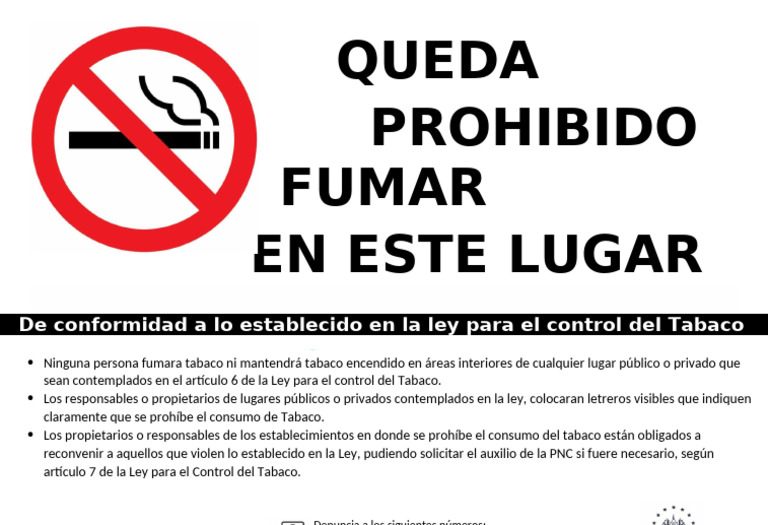 Prohibido Fumar | PDF