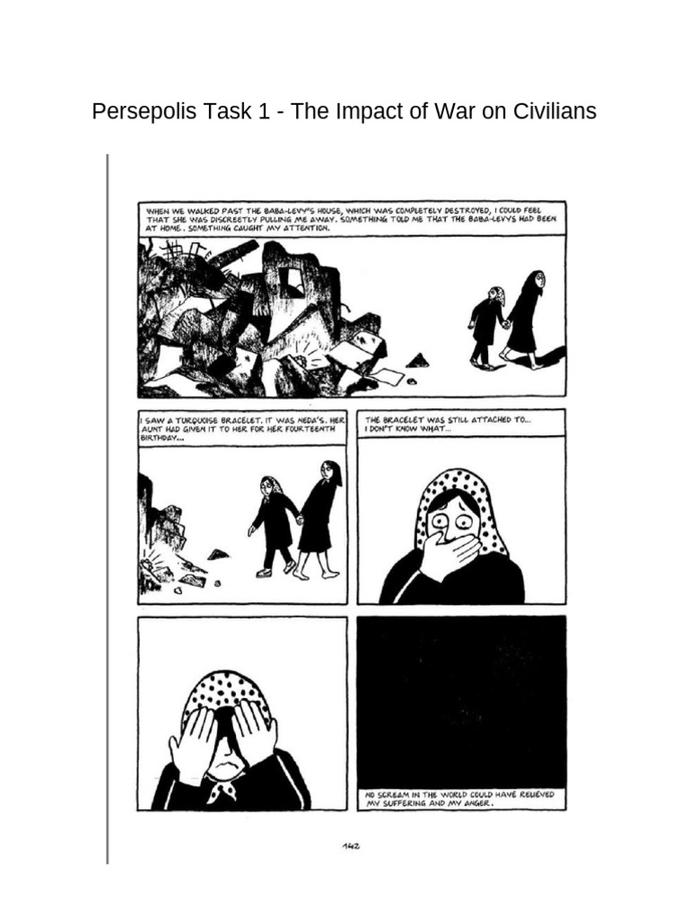 War's Toll on Civilians in Persepolis | PDF | Grief