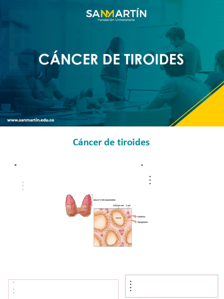 Tipos y Tratamiento del Cáncer de Tiroides | PDF | Cáncer | Endocrino