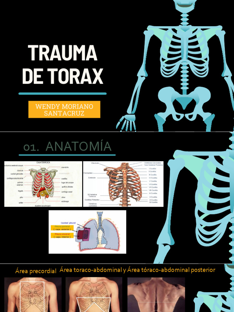 TRAUMA DE TORAX | PDF | Tórax | Tórax (anatomía humana)