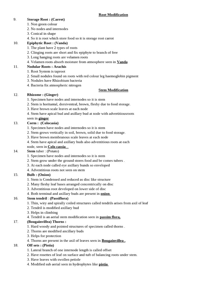 Biology Practical Spotters 5marks | PDF | Fruit | Leaf