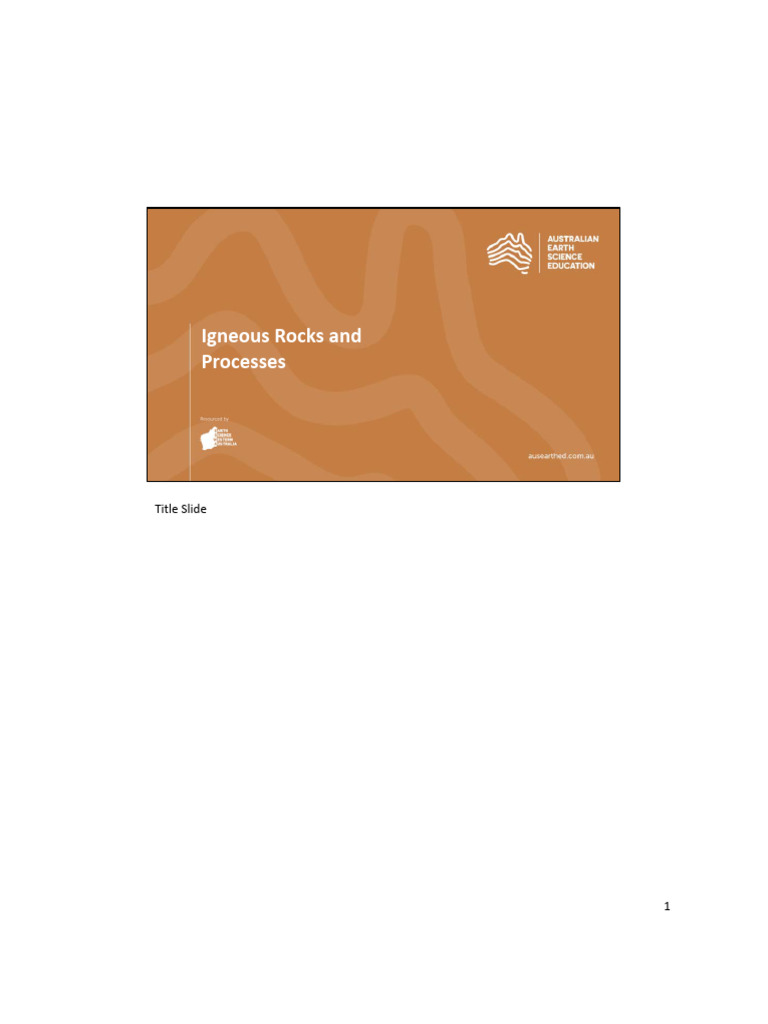 Understanding Igneous Rocks and Formation | PDF | Igneous Rock | Magma
