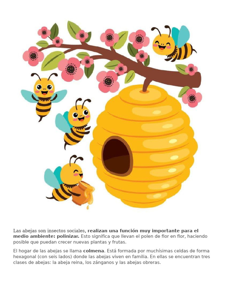 Las abejas son insectos sociales_014918 | PDF