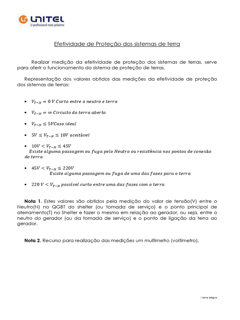 Efectividade Do Aterramento | PDF