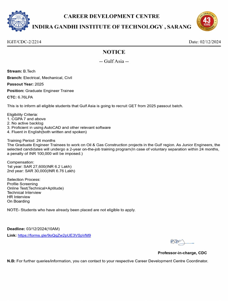 Gulf Asia (FY-2025) | PDF