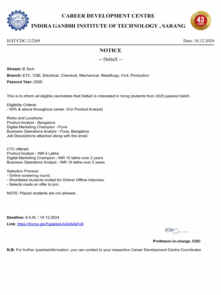 DeltaX (FY-2025) | PDF