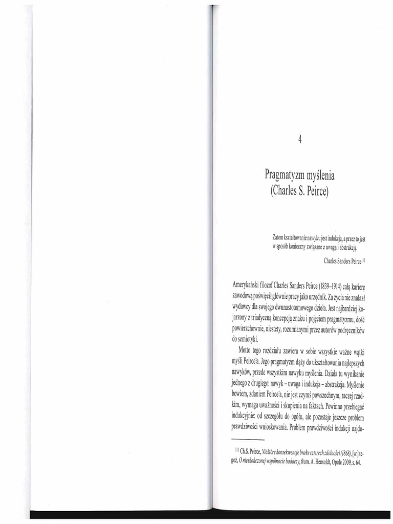 Doda Wyszyńska Charles PIerce | PDF
