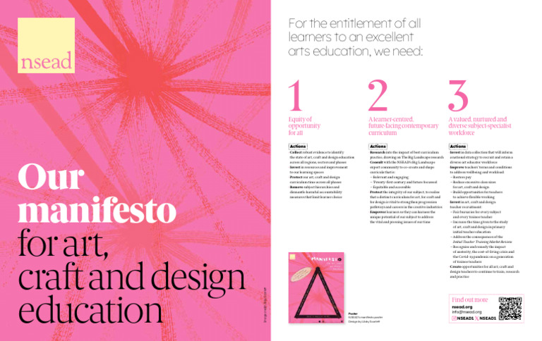 NSEAD Manifesto for Arts Education | PDF | Teachers | Curriculum