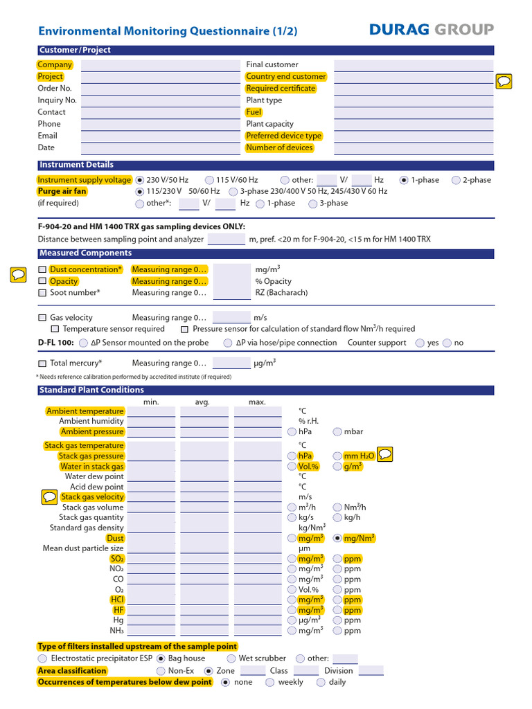 Que em en Rev 01 Dust Opacity Minimum Required Info, UNACEM Chile | PDF ...