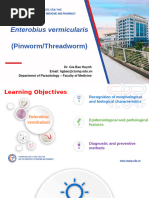 Enterobius Vermicularis: Cellophane (Scotch) Tape Method | PDF ...