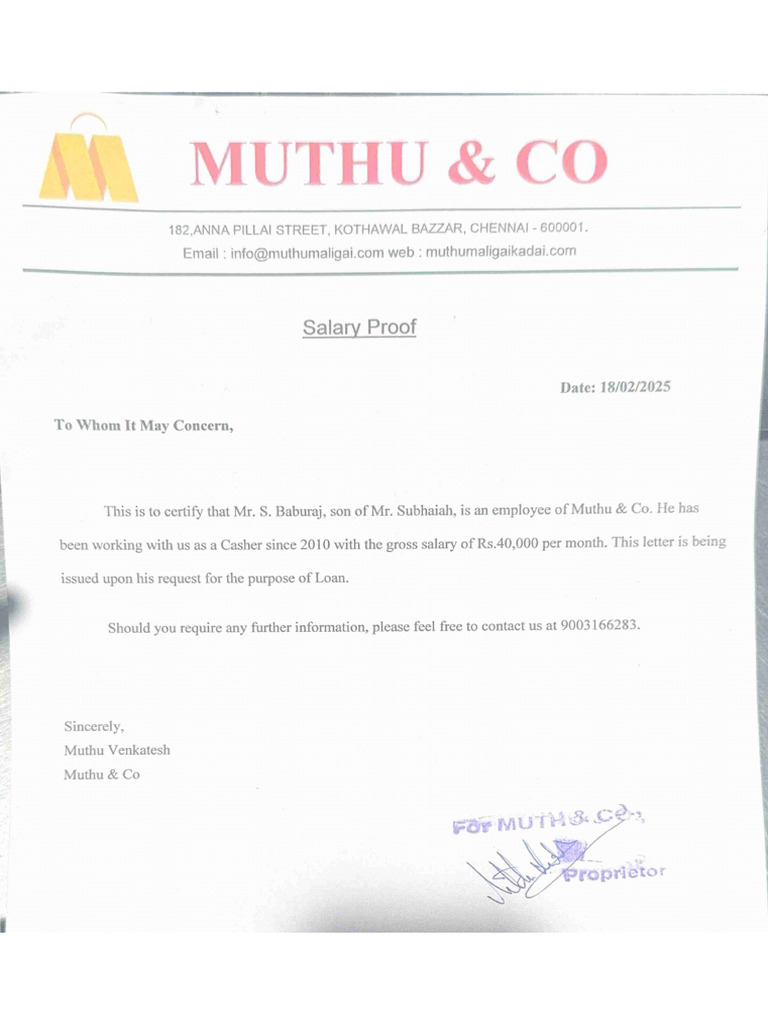MUTHU & CO | PDF