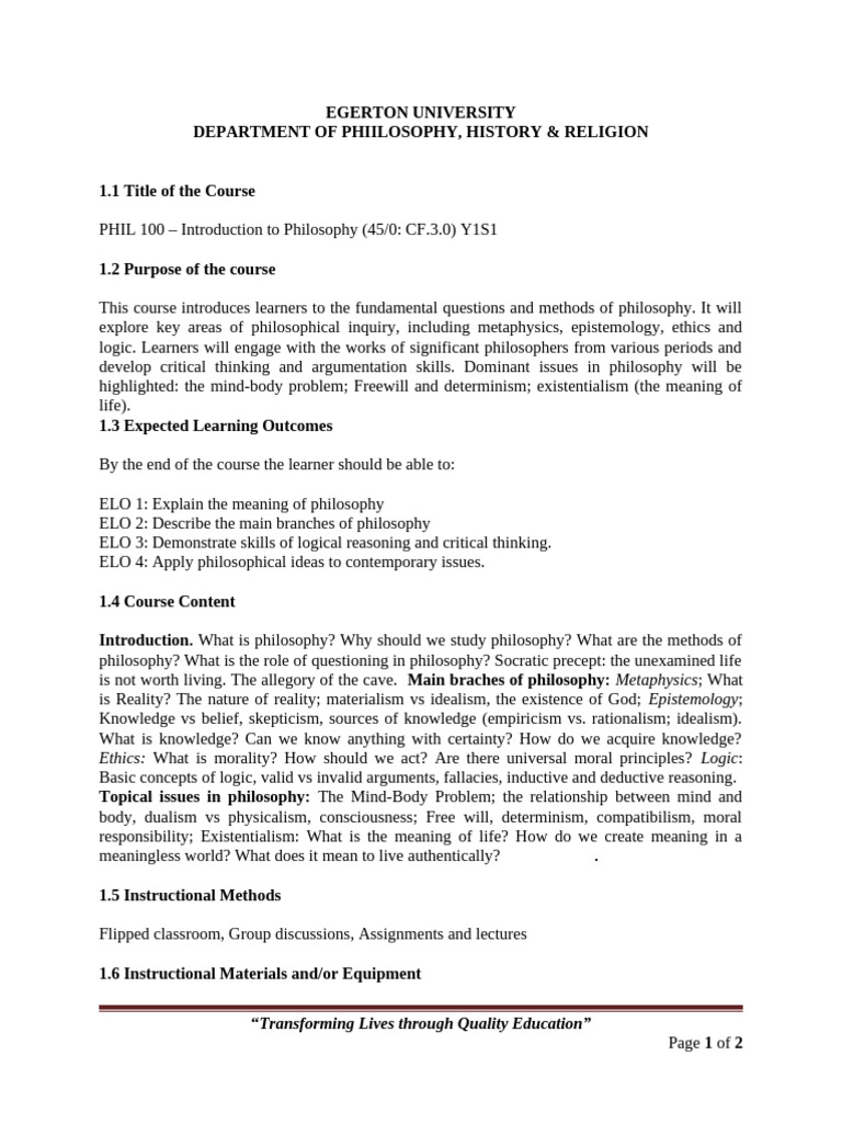 Introduction to Epistemology in Philosophy | PDF | Epistemology | Logic