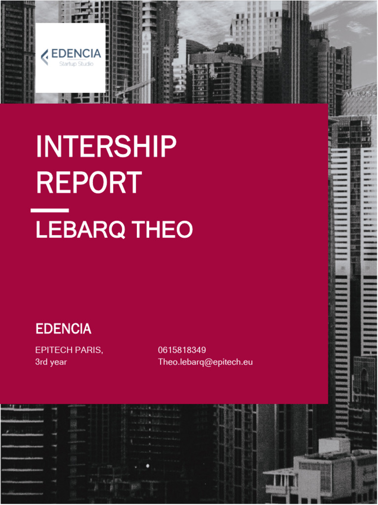 InternshipTEK3 Theo - Lebarq@epitech - Eu 2019 | PDF | Software As A ...