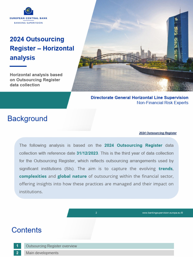 2024 Outsourcing Register Analysis | PDF | Cloud Computing | Outsourcing