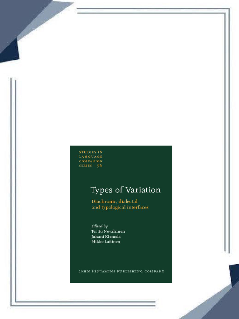 Types of Variation: Linguistic Study | PDF | Grammatical Gender | English Language