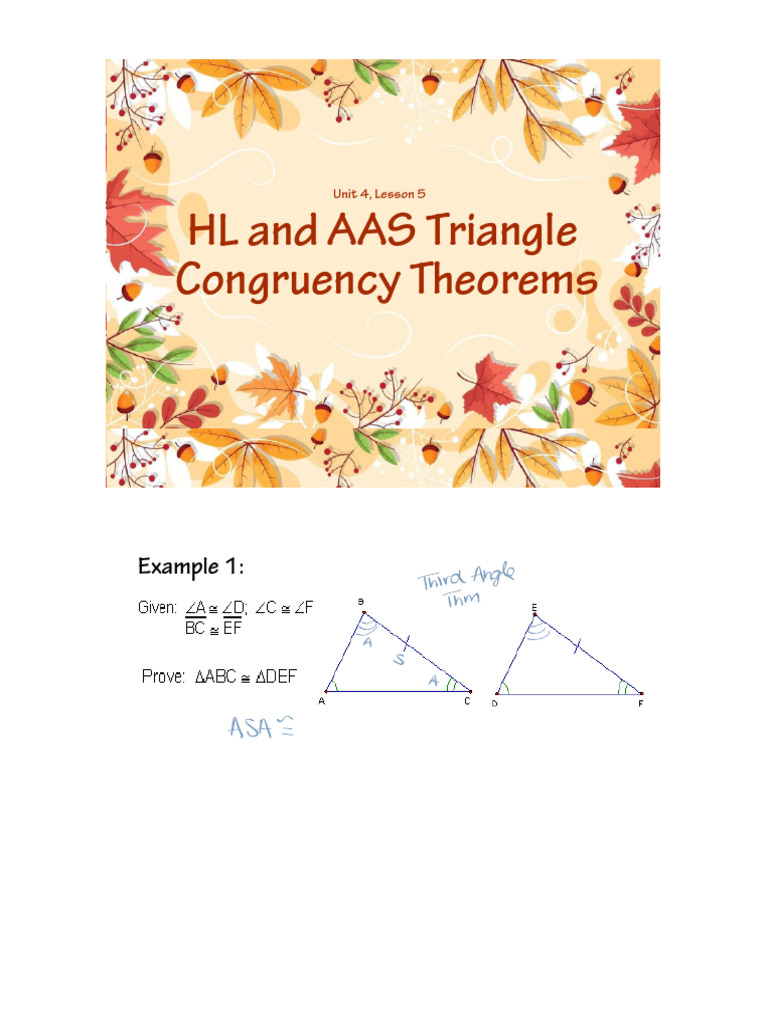Geo Lesson 5 Filled HL AAS Notes | PDF