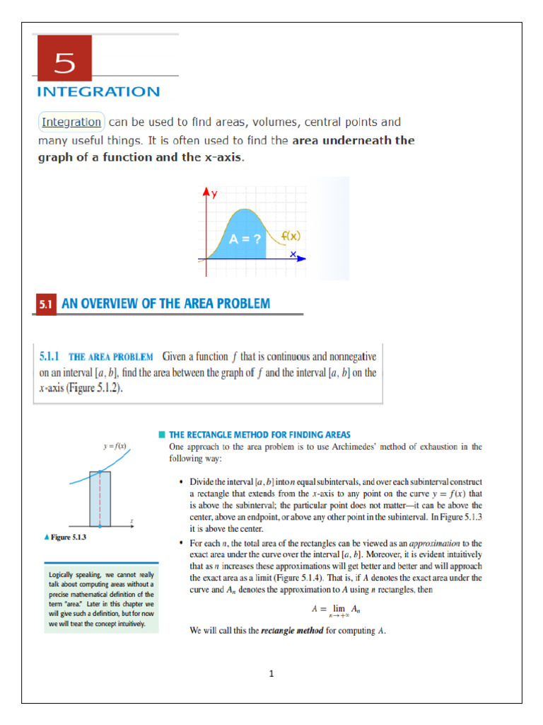 CH5 Integration | PDF