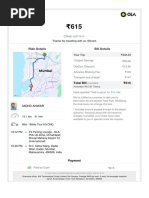 Uber Bill | PDF