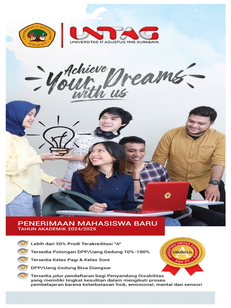 Brosur Untag Surabaya 2024-2025 | PDF