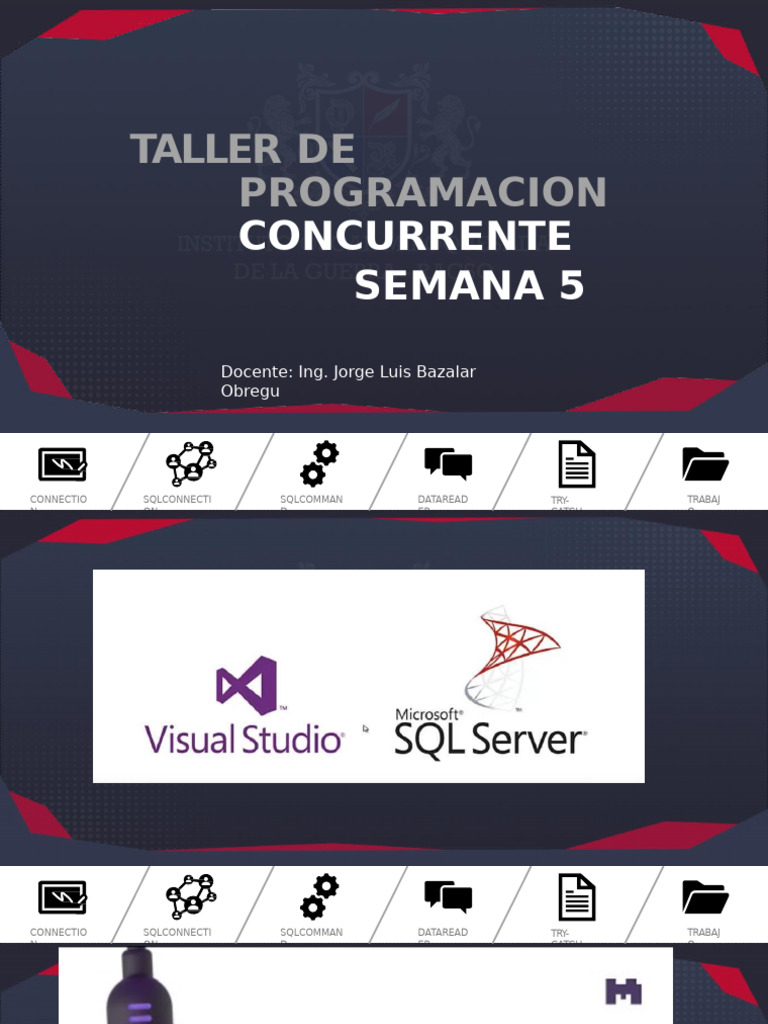 Semana 05......... | PDF | Servidor SQL de Microsoft | Programa de computadora