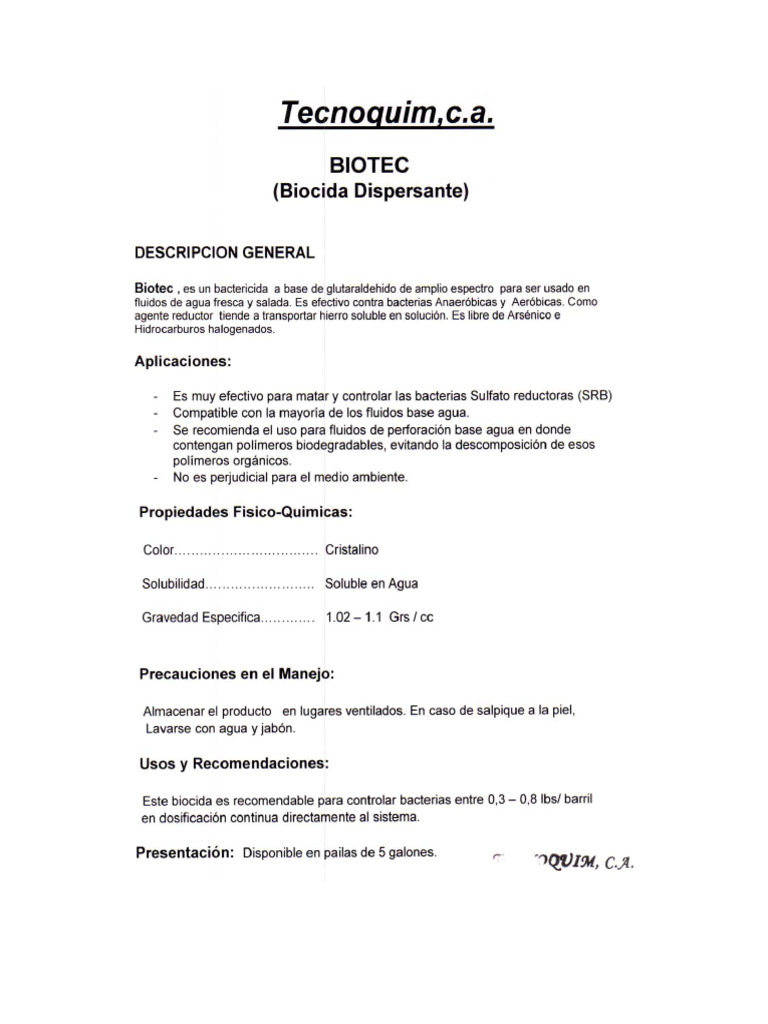 Biotec Boletin | PDF