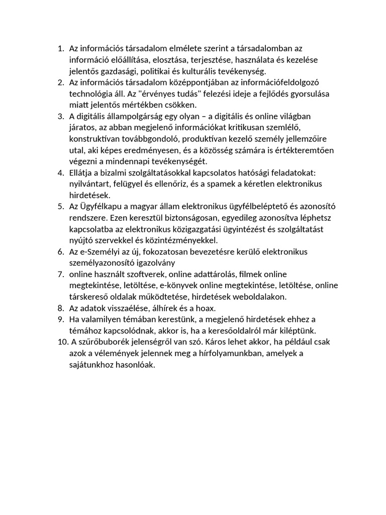 infó beadandó | PDF