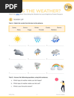 Types of Weather With Pictures Learning English | PDF | Social Science ...