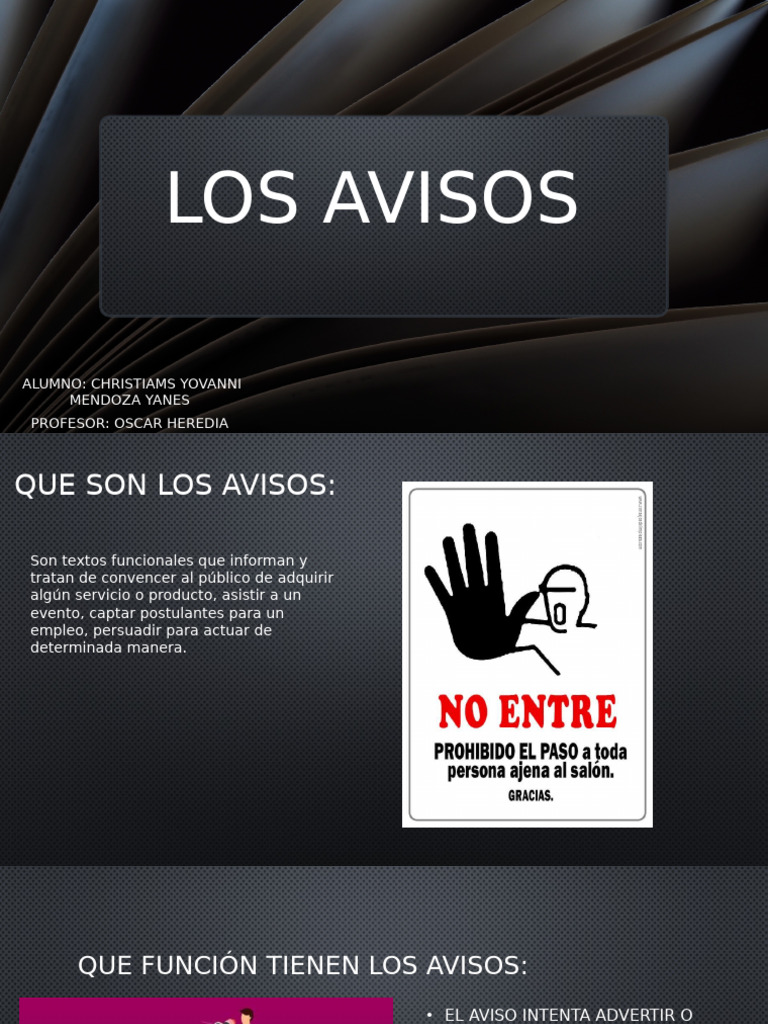 Los Avisos | PDF