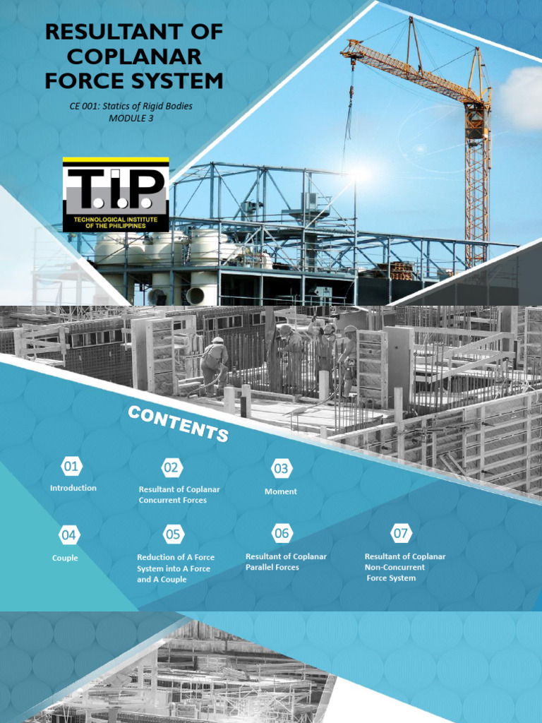 Module 3 Resultant Of Coplanar Force Systems Pdf Force Torque