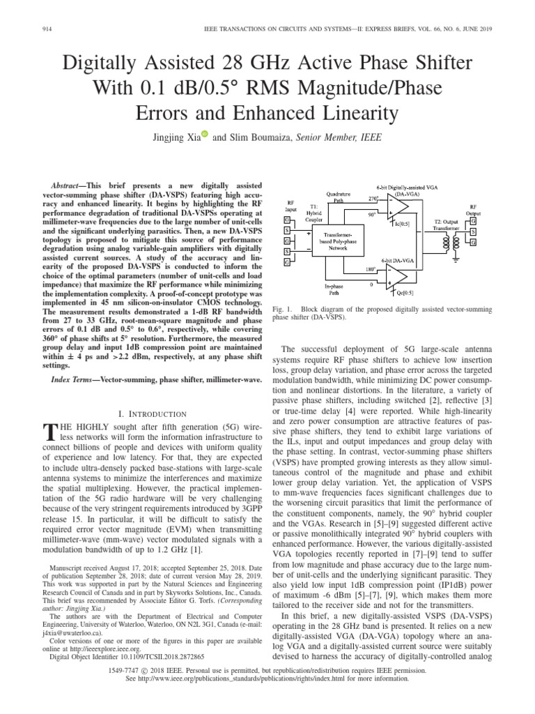 1906 TCAS2 Digitally_Assisted_28_GHz_Active_Phase_Shifter_With_0.1_dB_0 ...