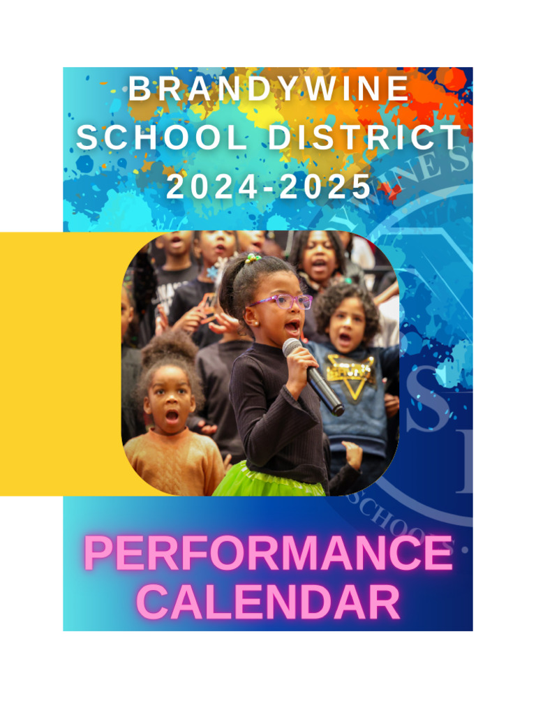 BSD Performance Calendar | PDF | Wilmington | Performing Arts