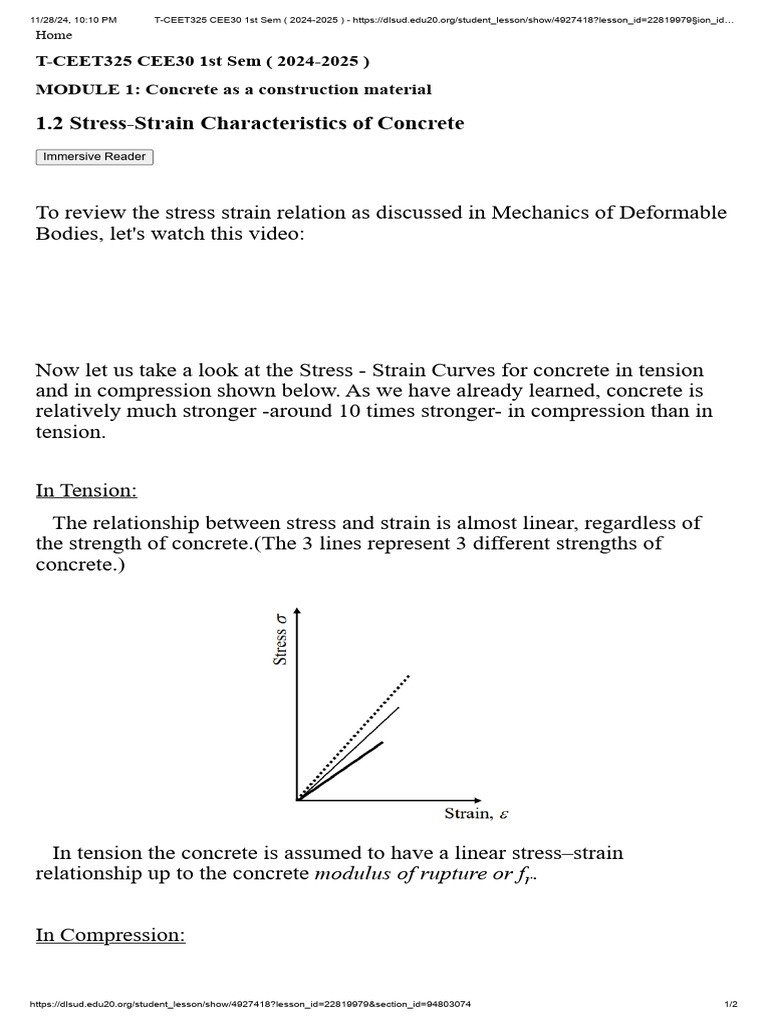 MODULE_1 | PDF | Deformation (Engineering) | Strength Of Materials