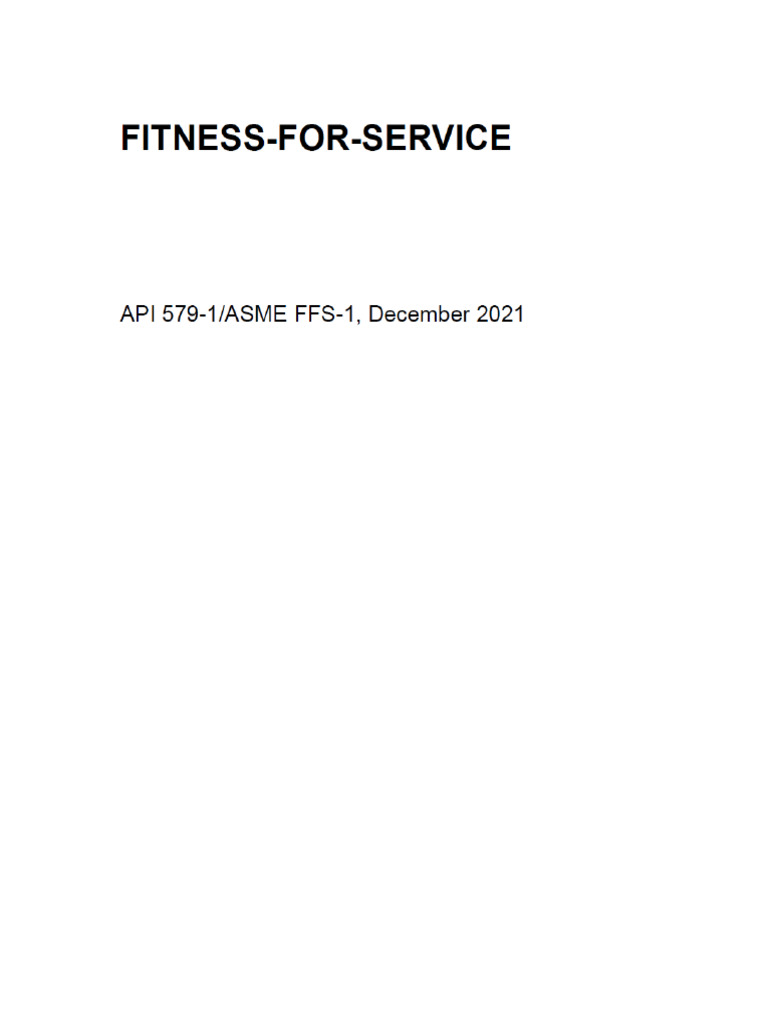api 579-1 | PDF