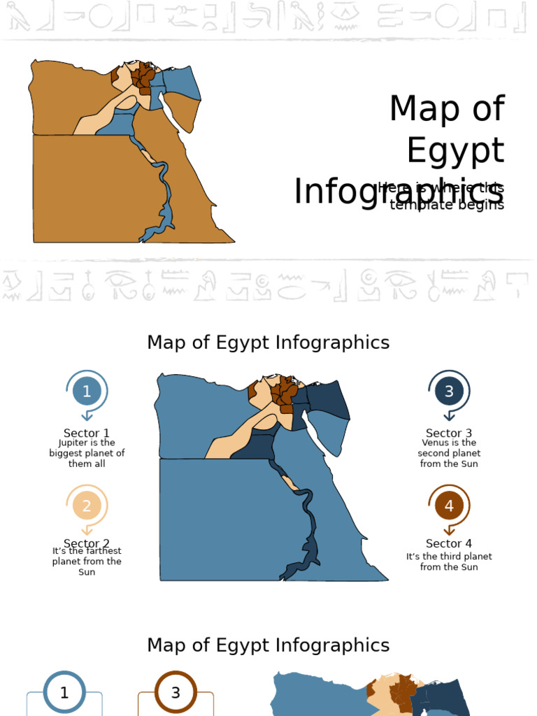 Map of Egypt Infographics by Slidesgo | PDF | Planets | Sun