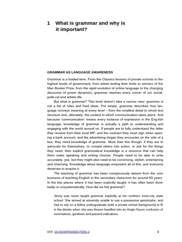 Essential Grammar The Resource Book Every Secondary English Teacher ...