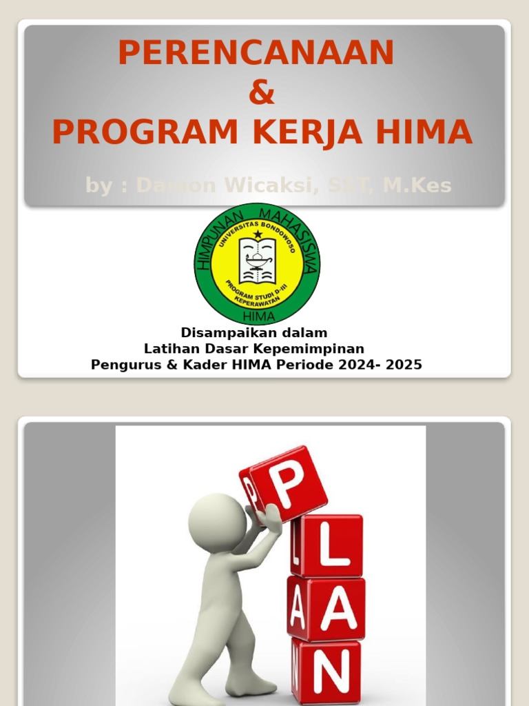 Rencana Kerja HIMA 2024-2025 | PDF